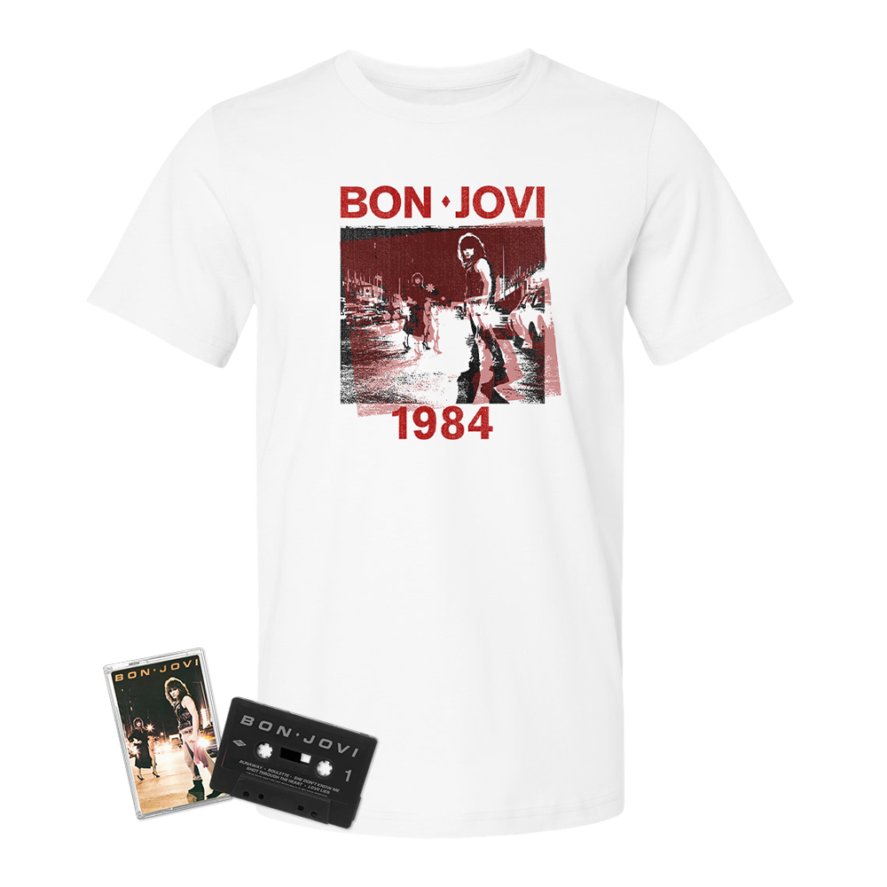 Limited Edition 40th Anniversary Cassette + T-Shirt Bundle - Bon Jovi ...